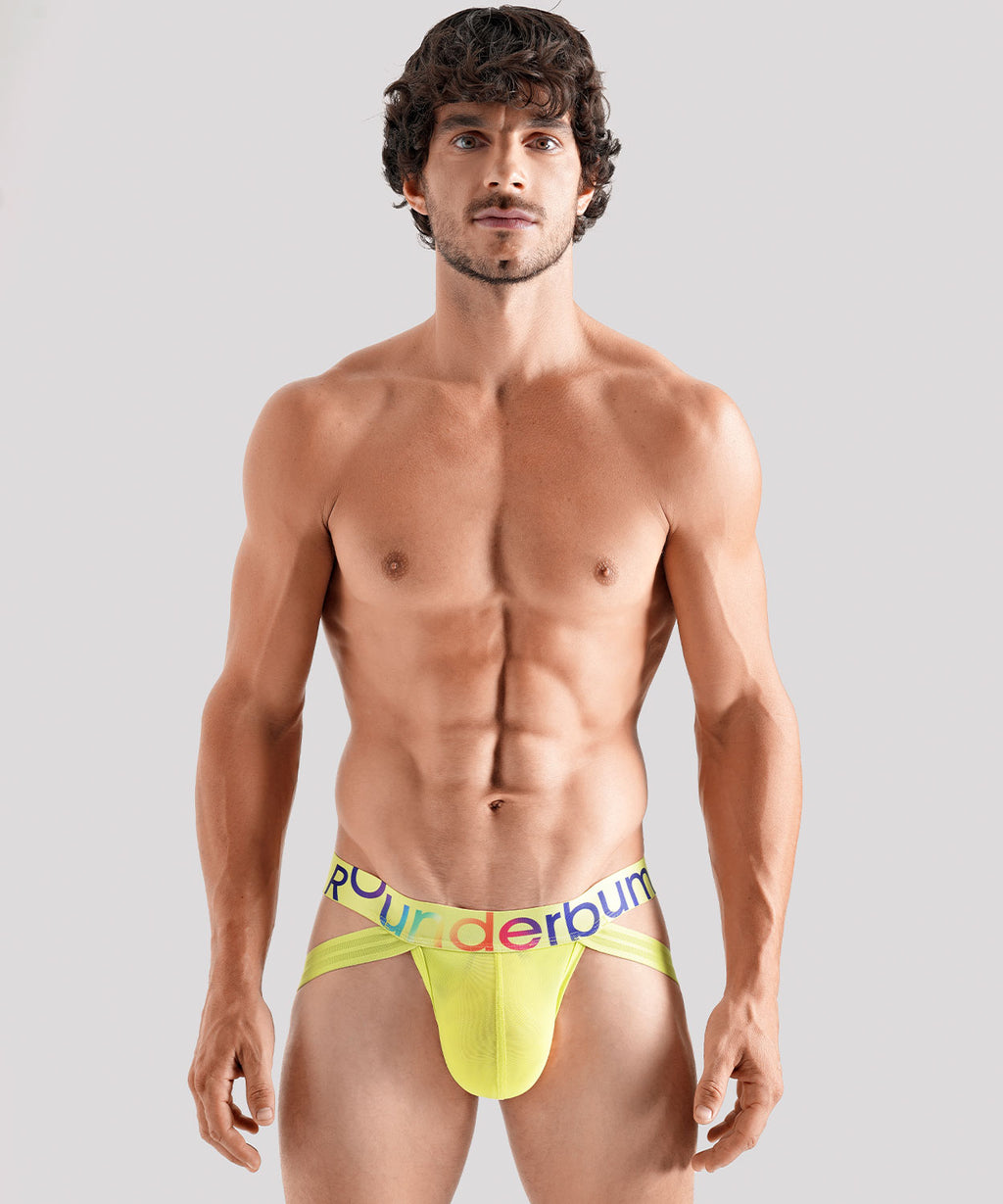 TRANSPARENT PRIDE [DUAL TECH] Jockstrap – Rounderbum LLC