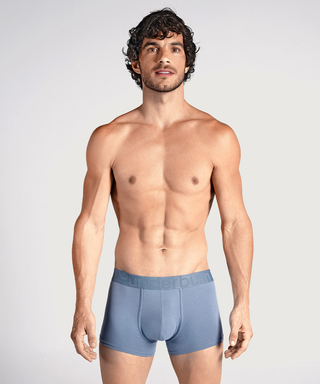 ELEMENTAL BLUE Padded Boxer Trunk – Rounderbum LLC