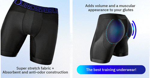 WORKOUT Padded Boxer Brief - Rounderbum