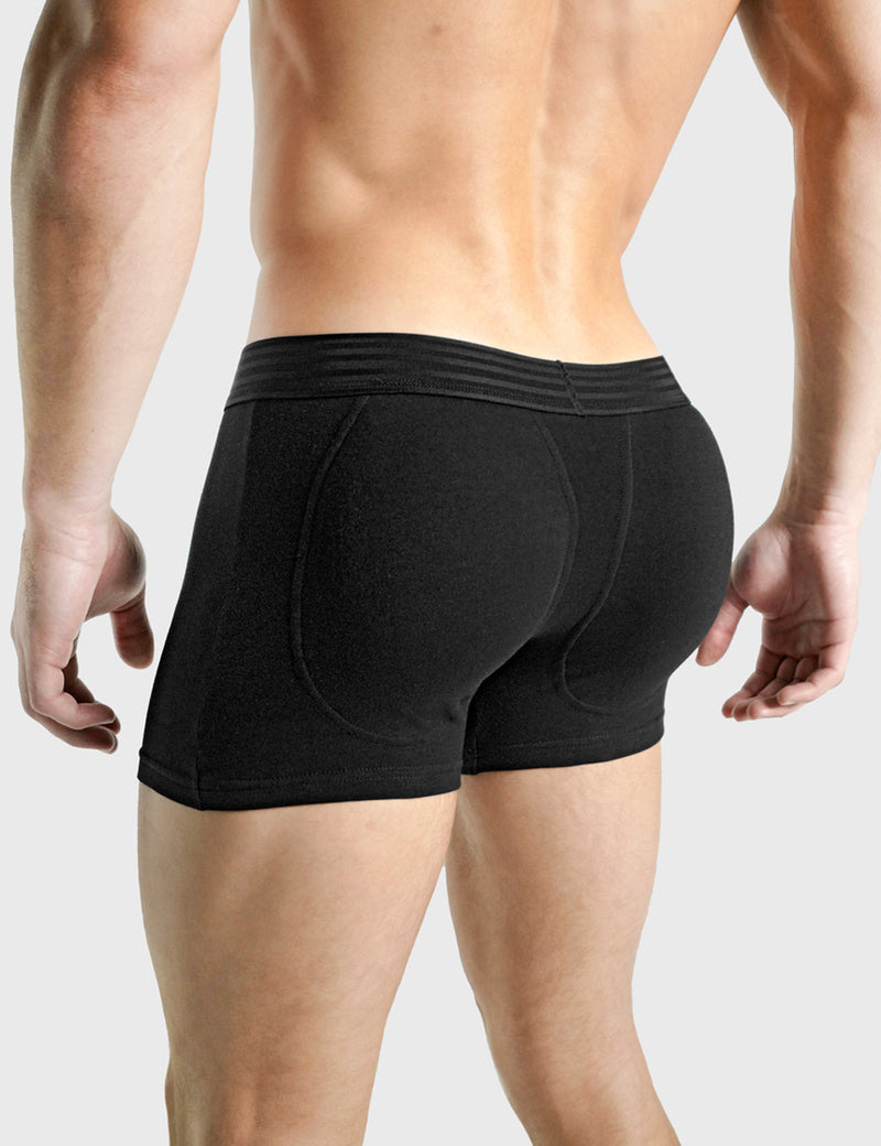Padded Boxer Brief + Smart Package Cup – Rounderbum LLC