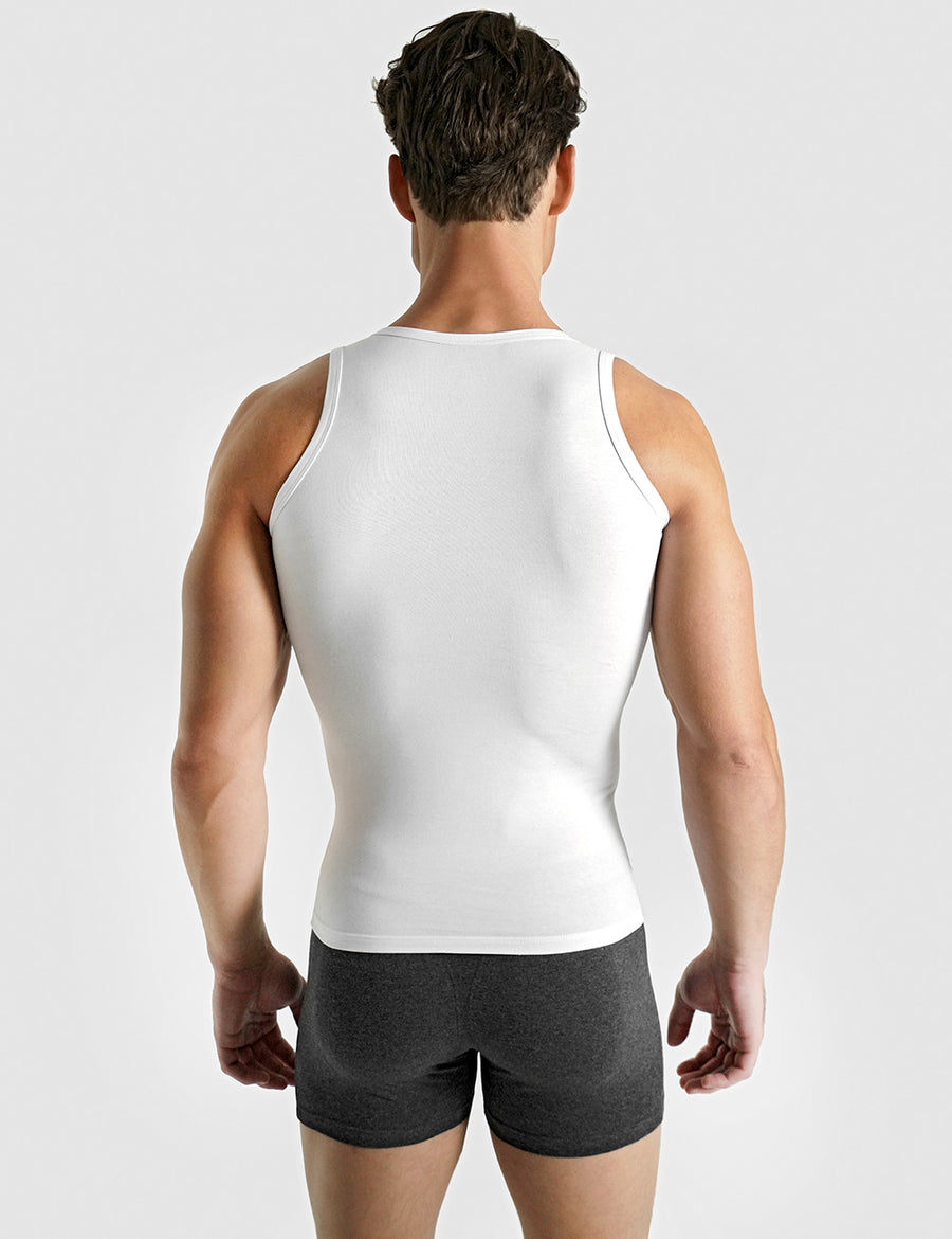 Cotton Compression Tank Top - Rounderbum